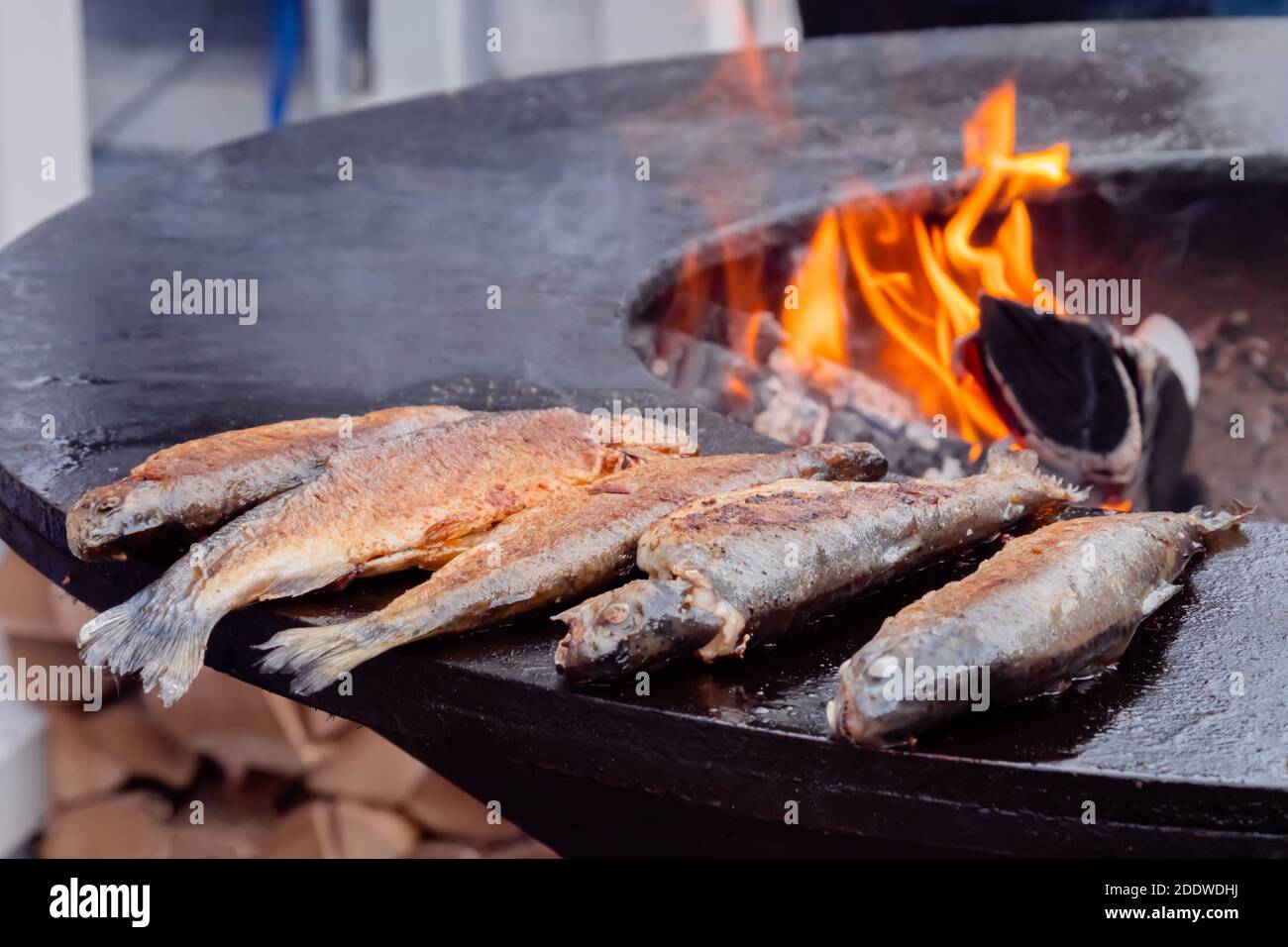 Tasty roasted smelt fish hi-res stock photography and images - Alamy