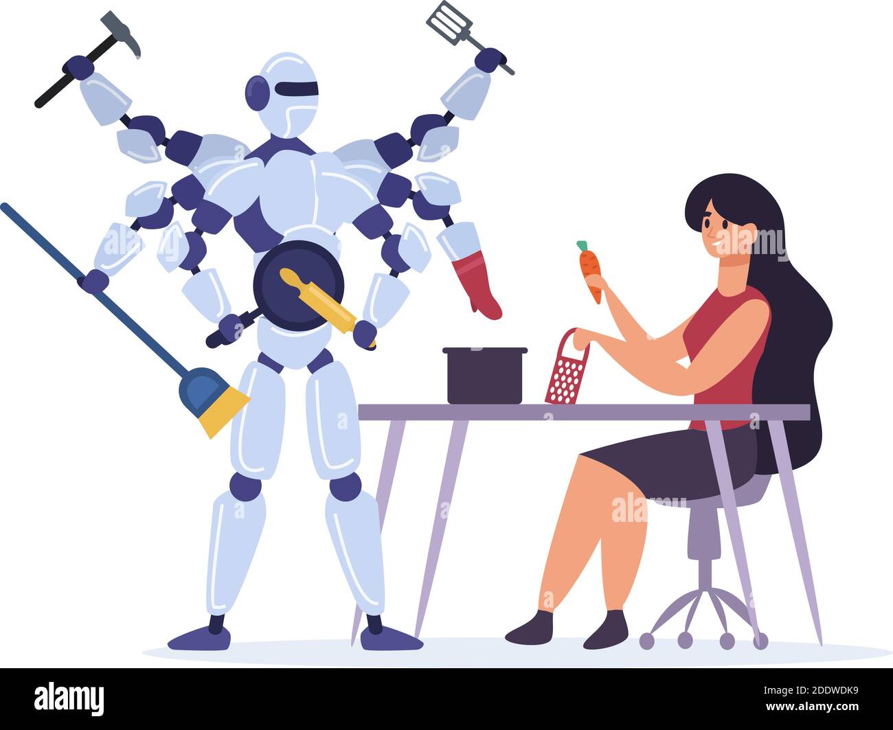 Artificial intelligence performing routine hi-res stock photography and images - Alamy