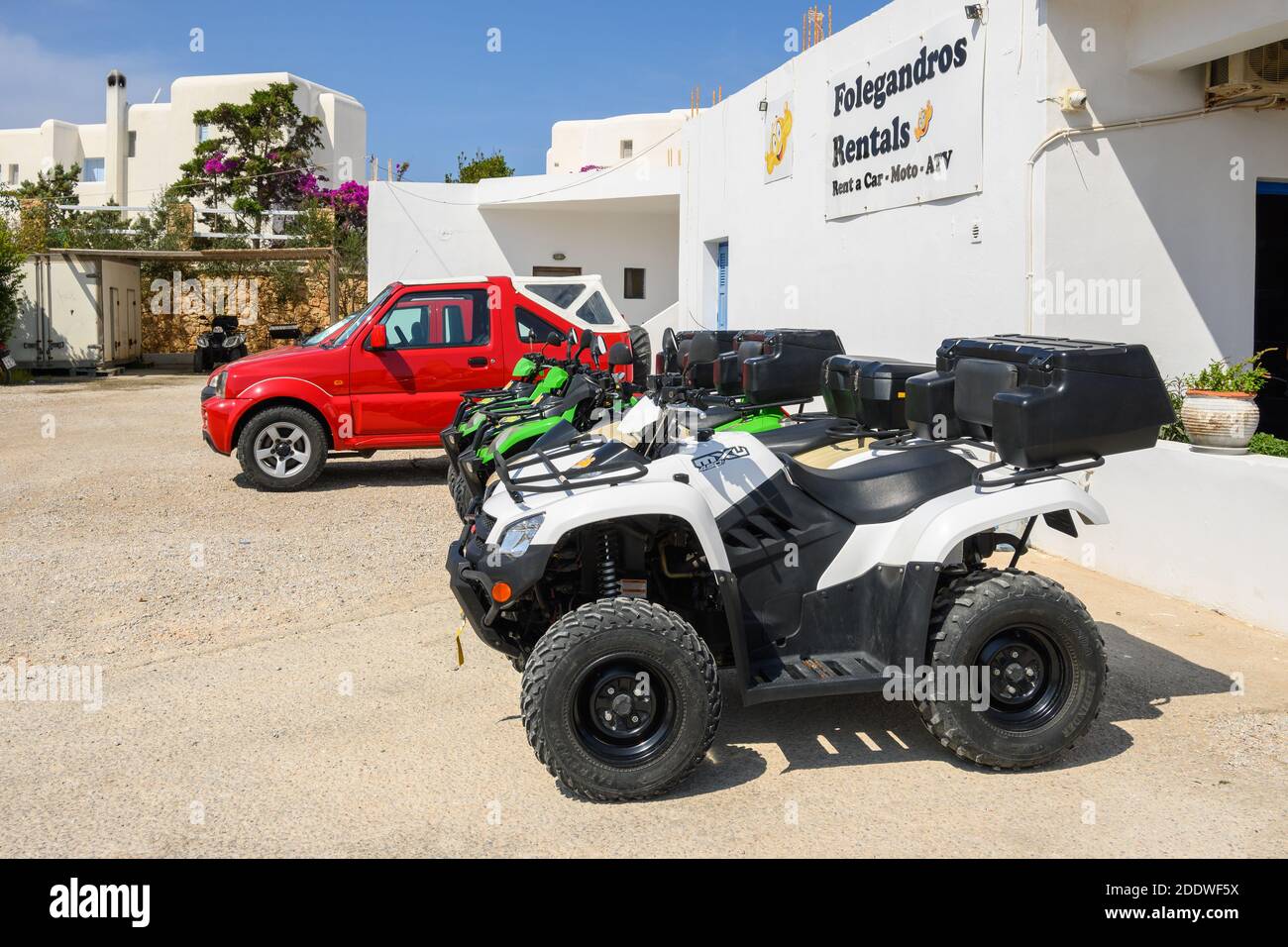 Driving in greek town hi-res stock photography and images - Alamy