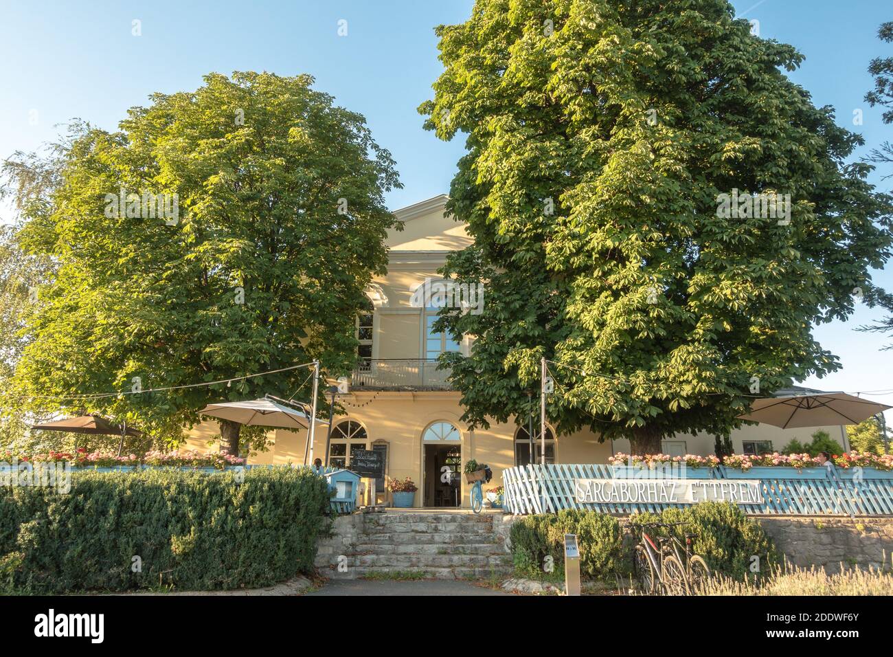 The Sarga Borhaz Restaurant on the Disznoko Estate in the Tokaj Wine ...