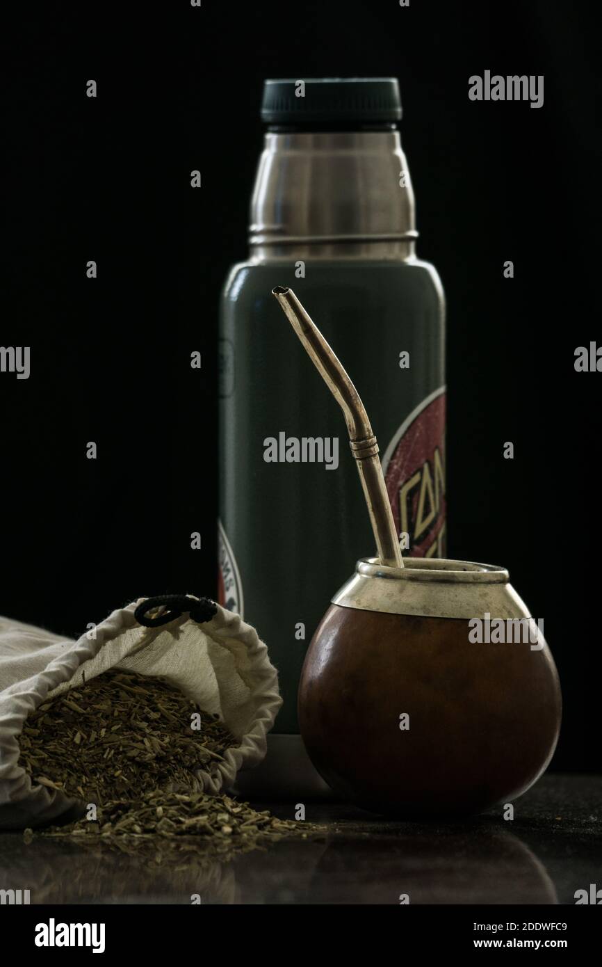 A vertical shot of traditional South American mate drink Stock Photo ...