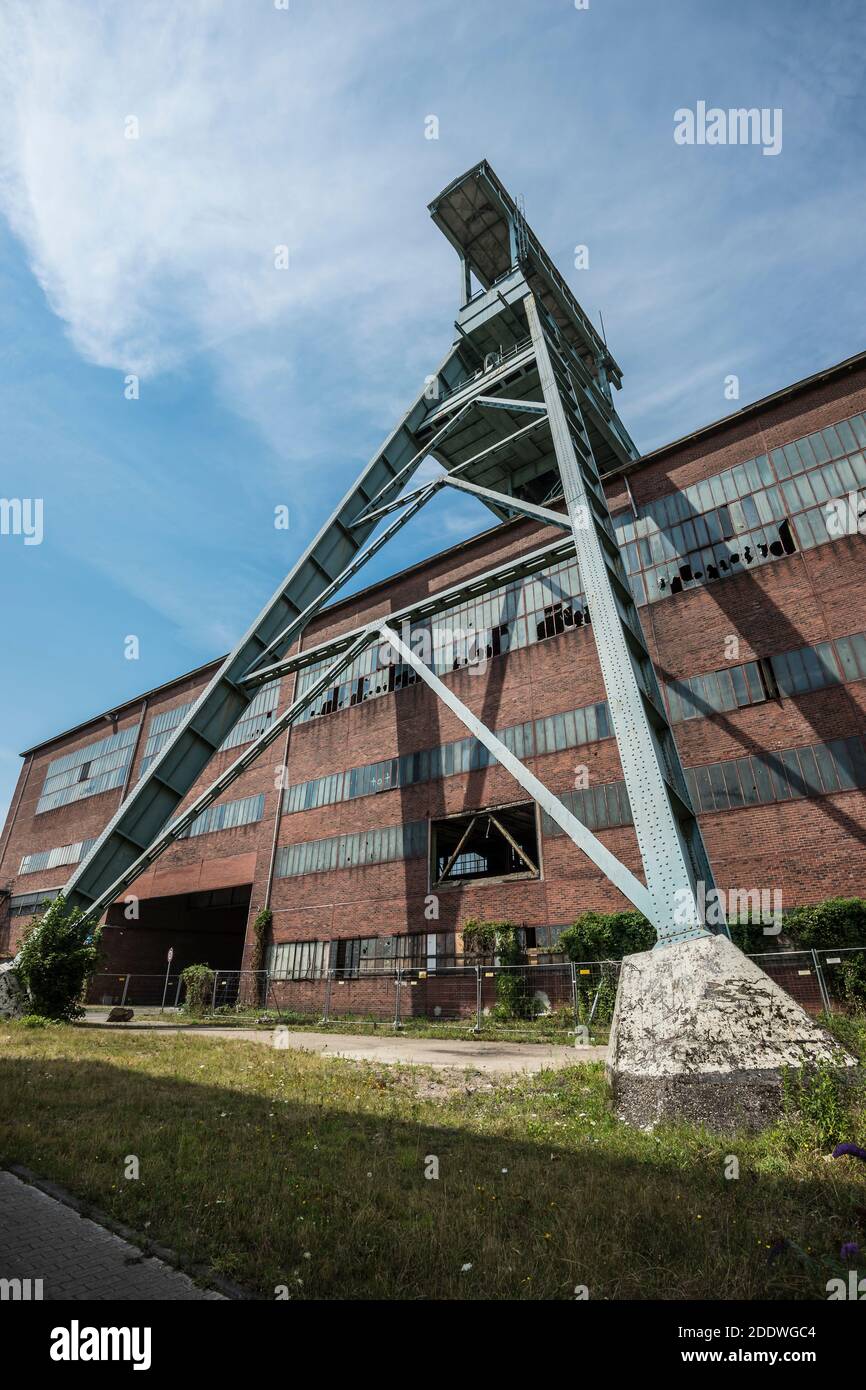 historic coal mine building Stock Photo - Alamy