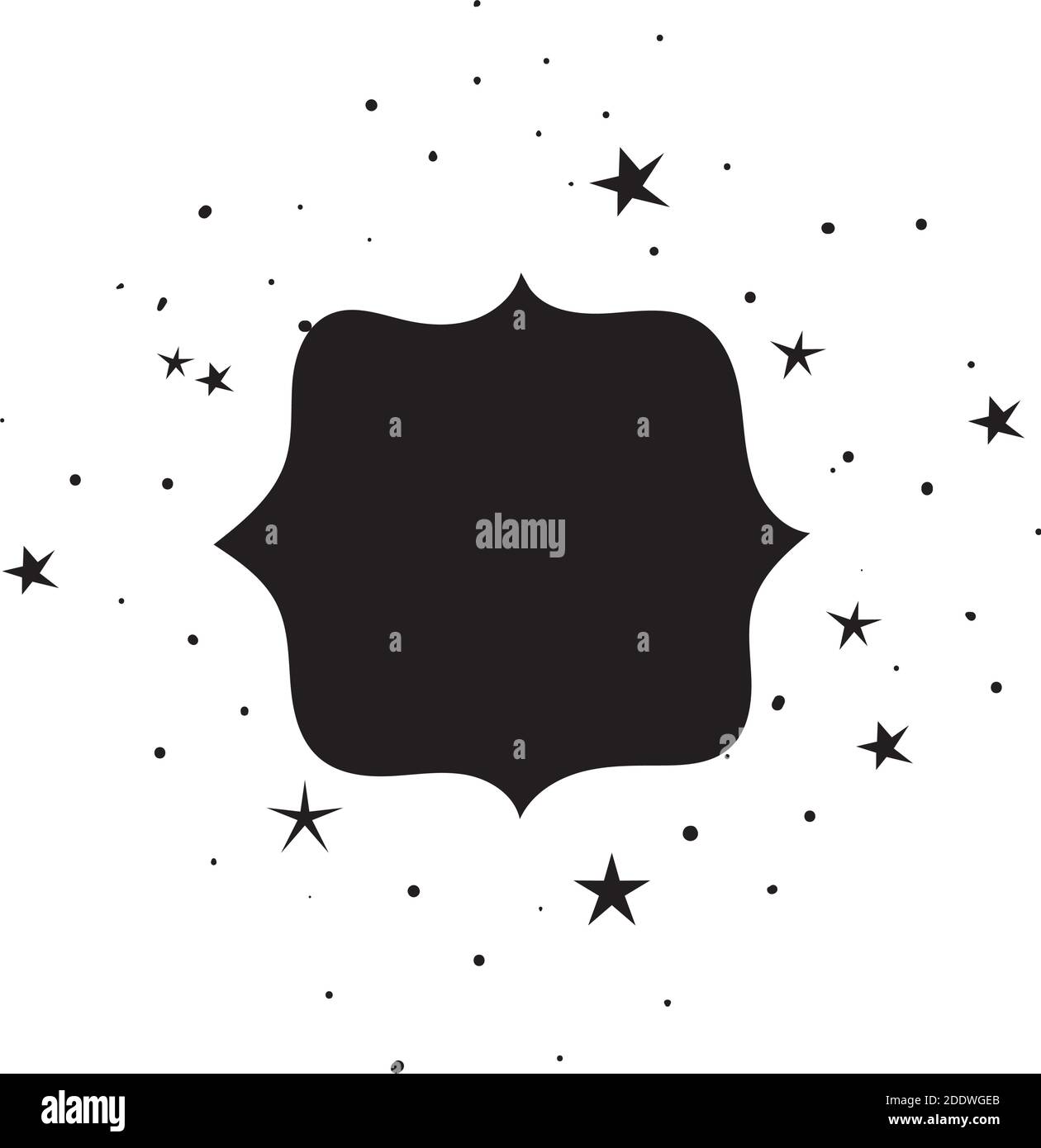 square with points in white background Stock Vector Image & Art - Alamy