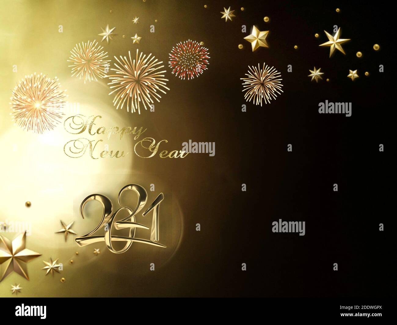 Happy new year 2021 card Stock Photo - Alamy