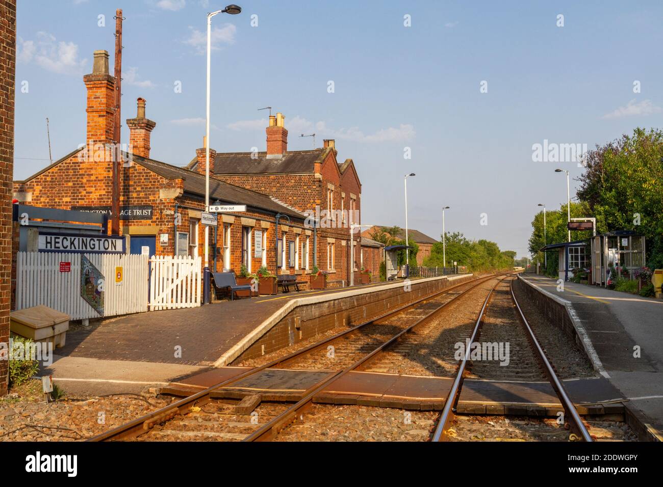 Heckington railway station, Heckington, Lincs, UK Stock Photo - Alamy