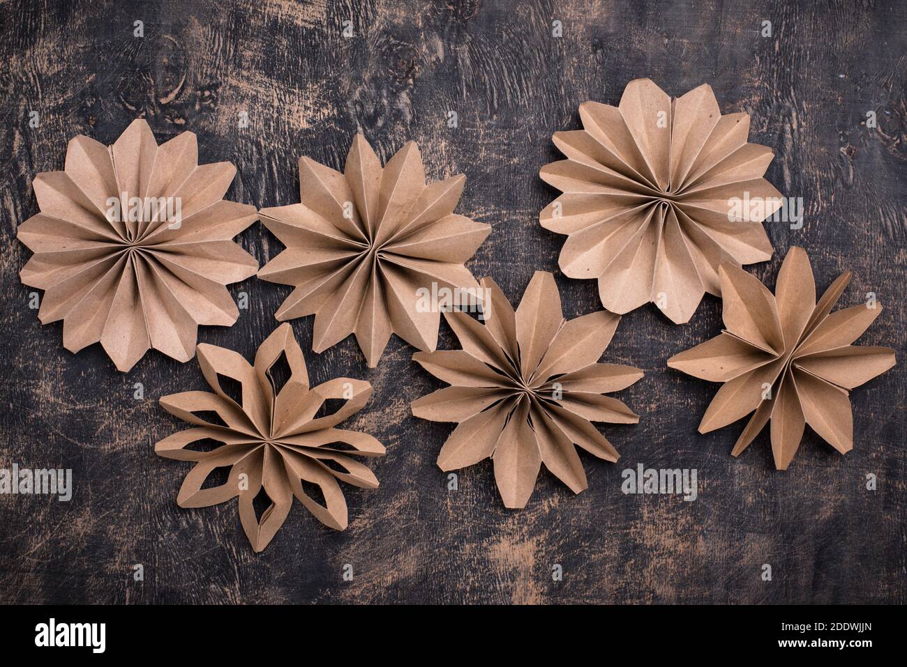Christmas hand made paper star Stock Photo - Alamy