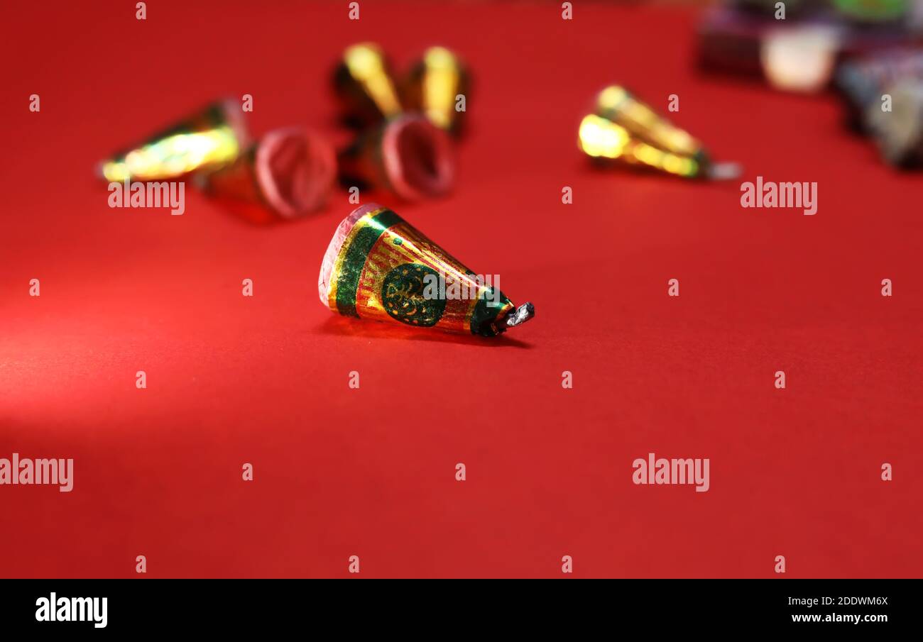 Indian Traditional Fire crackers during Diwali festivals Stock Photo ...