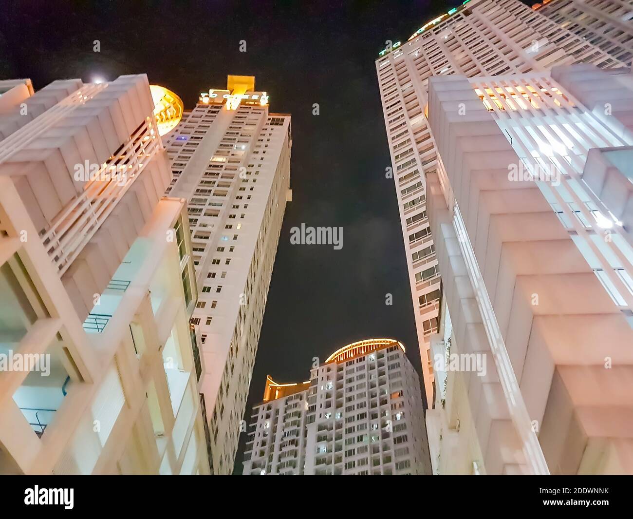 Buildings, Skyscraper and cityscape of the condominium TC GREEN in ...