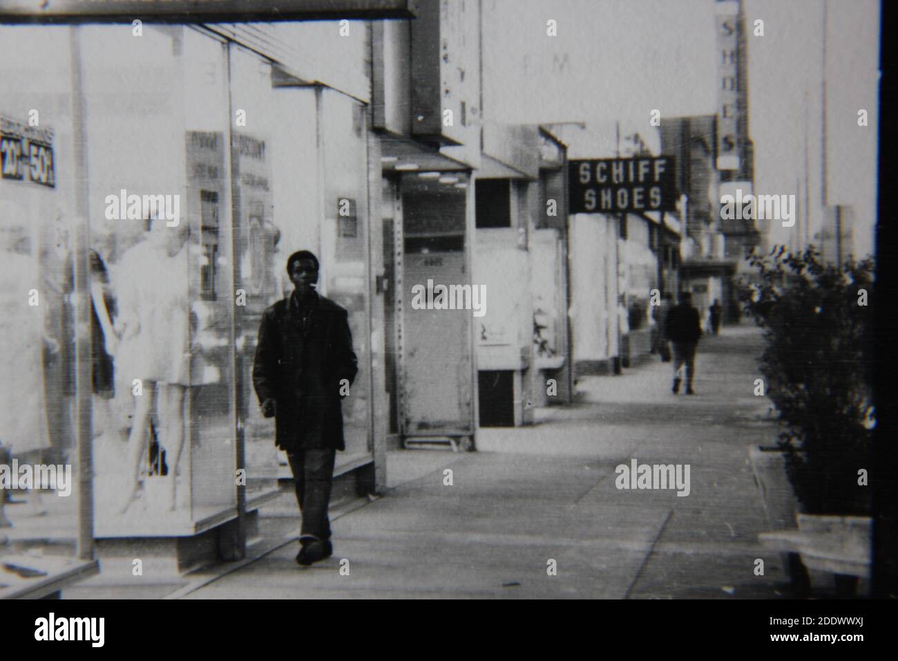 Fine 1970s vintage black and white photography of a regular guy on a ...