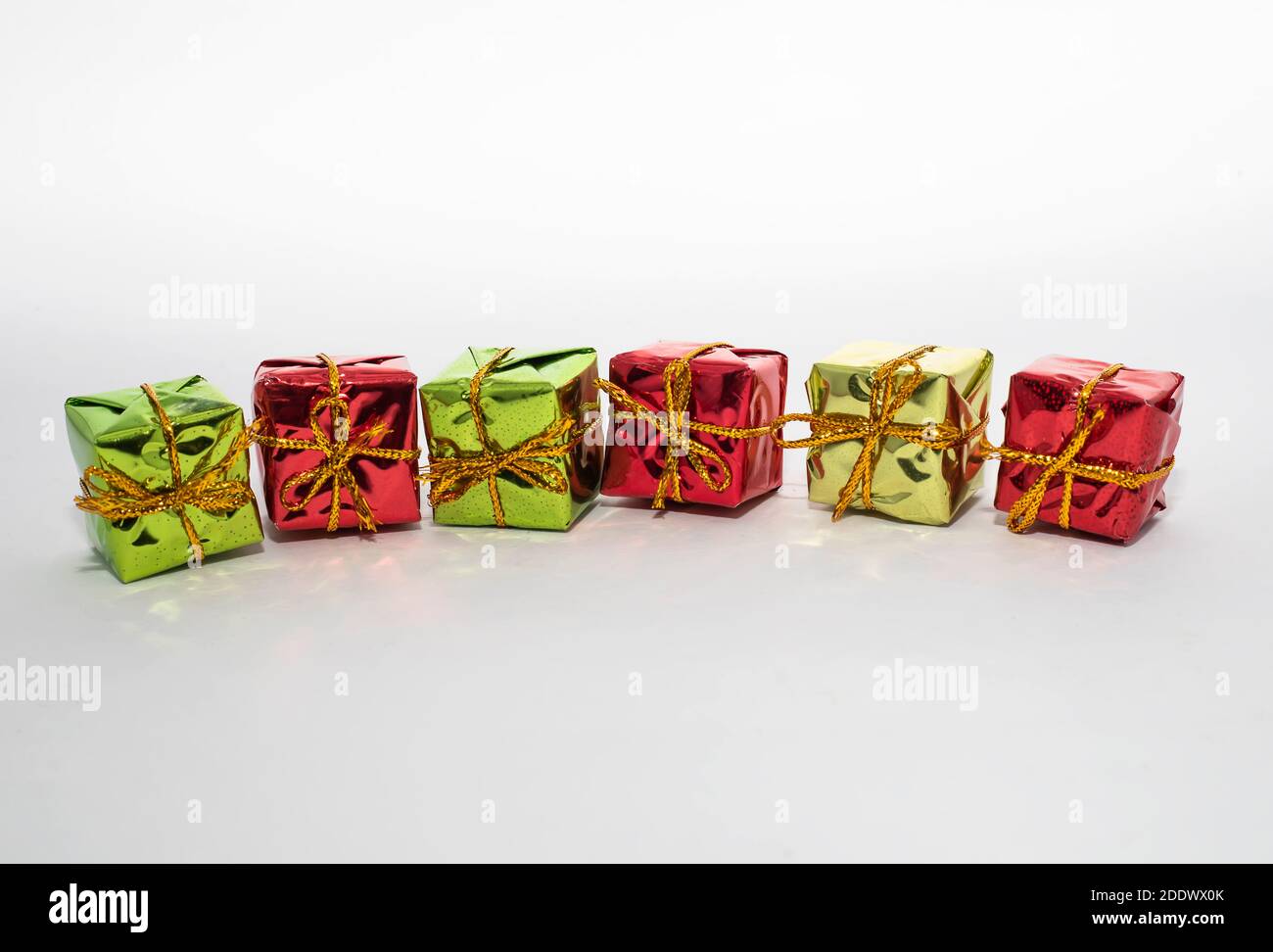 Beautiful colored gift boxes with white backgrounds Stock Photo - Alamy