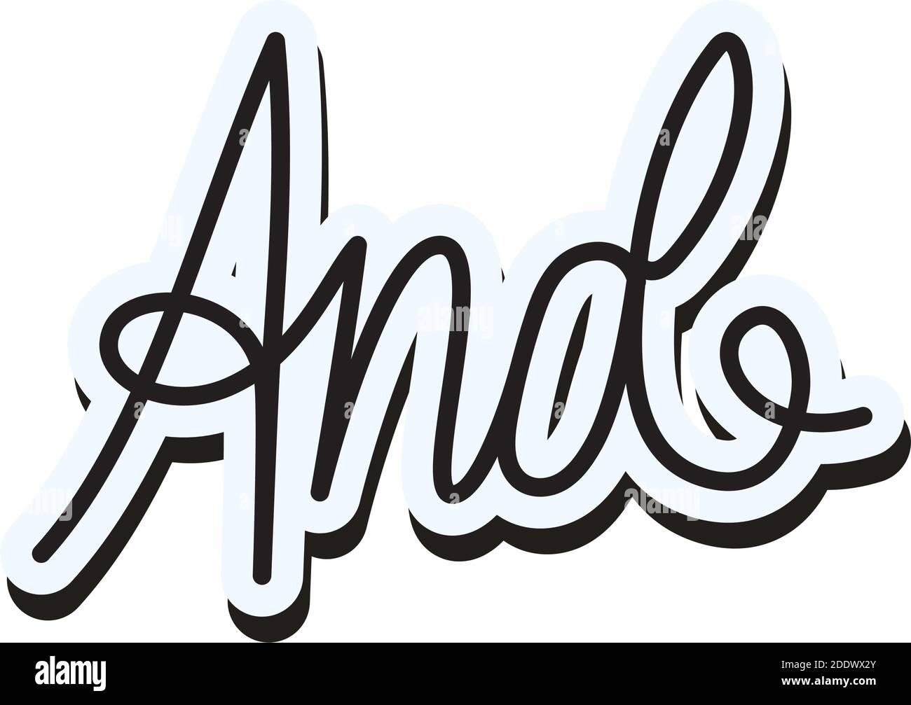 and word in white background Stock Vector Image & Art - Alamy