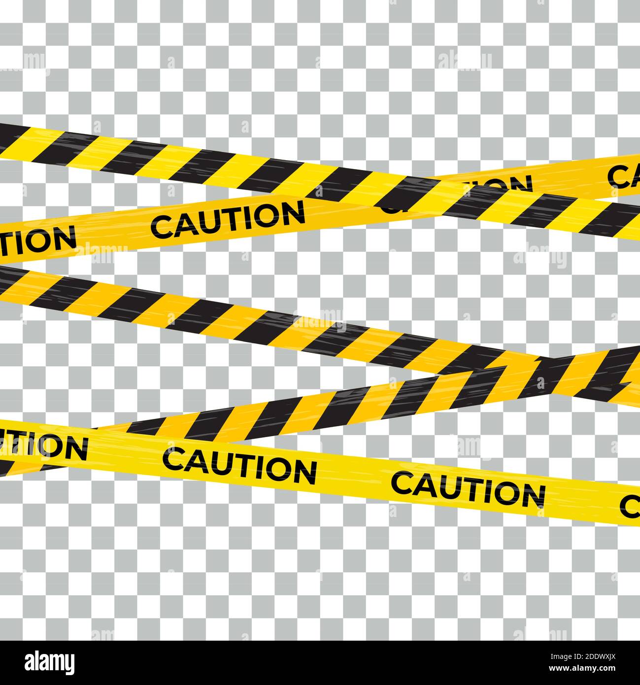 Caution Warning lines, Danger signs isolated. EPS10 Stock Vector Image ...