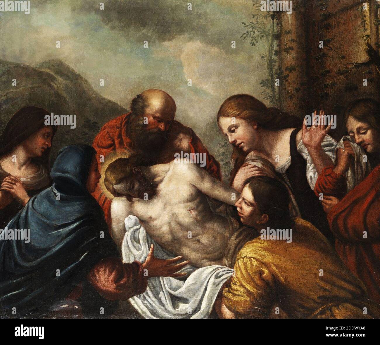 Kreuzabnahme Christi 17Jh Stock Photo - Alamy