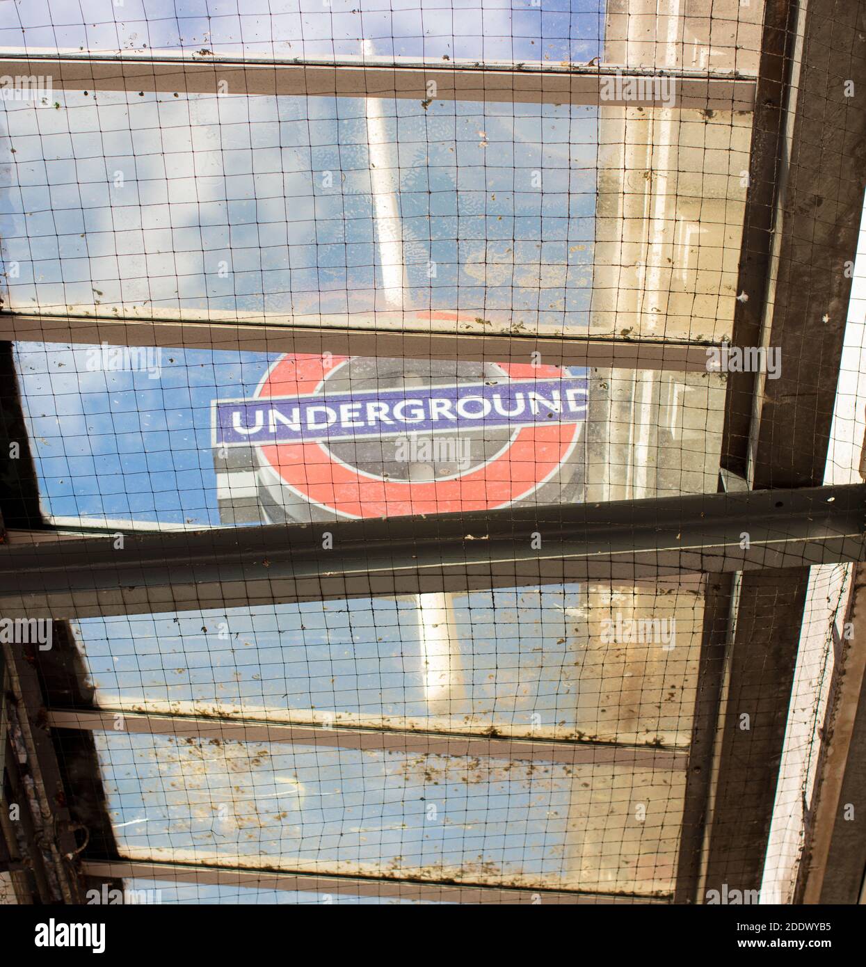 London Underground signage at South Kensington Underground Stock Photo ...