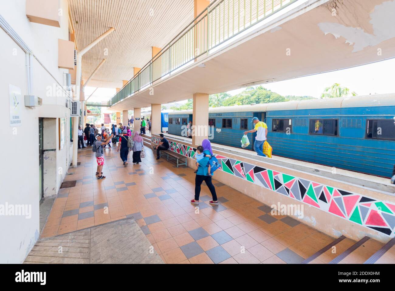 The train station in Beaufort, Sabah, Malaysia Stock Photo - Alamy