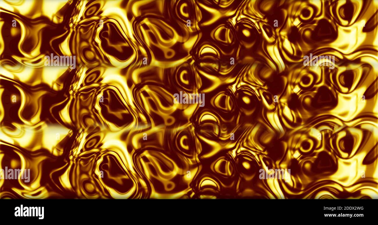Beautiful melted gold. Golden liquid wave. Abstract liquid golden ...