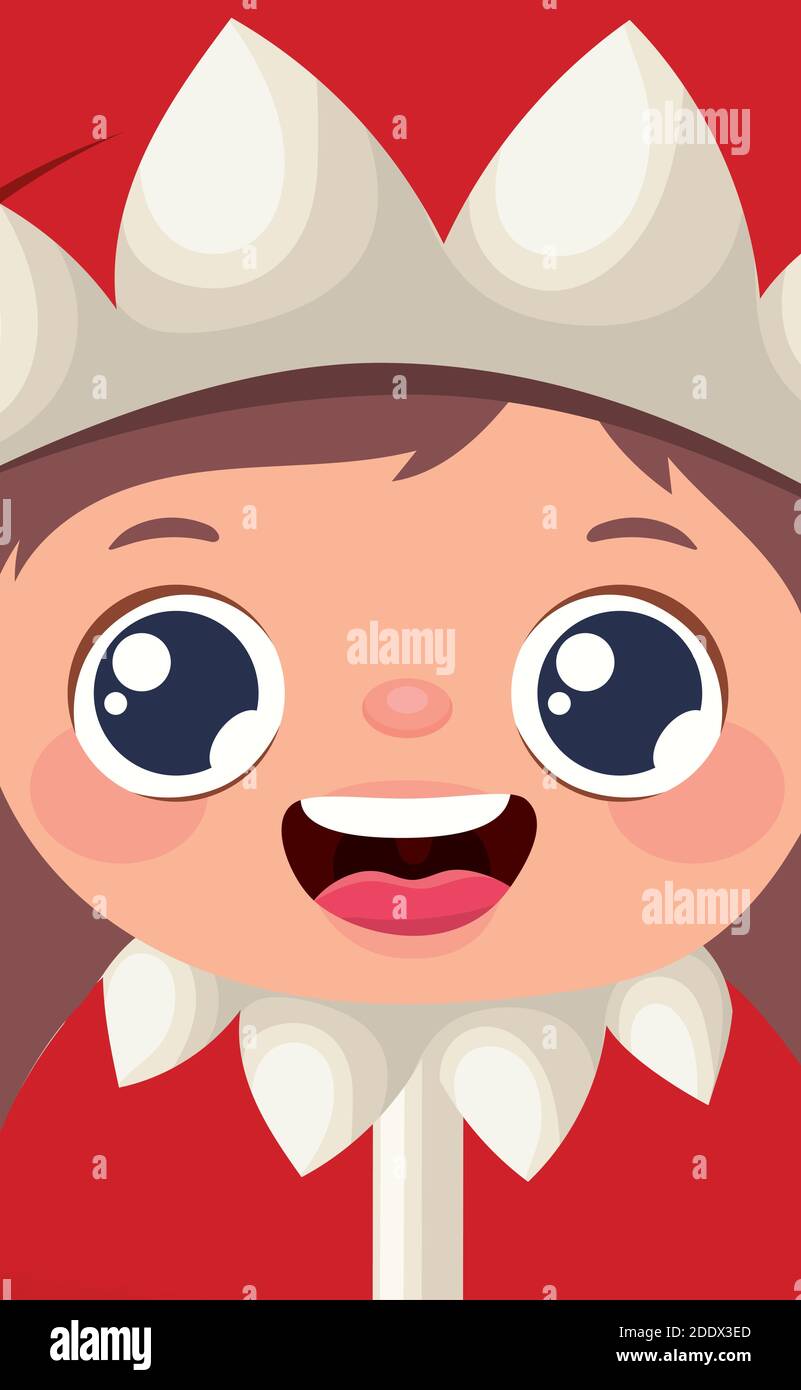 christmas female elf smiling with a suit Stock Vector Image & Art - Alamy