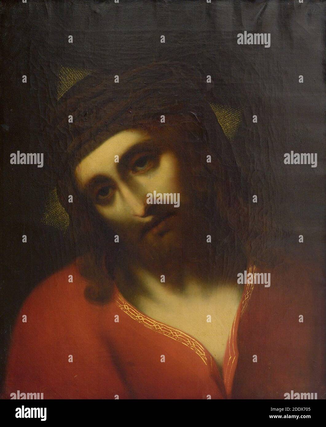 Kristuse pea kibuvitsakrooniga, Carl Timoleon von Neff Stock Photo - Alamy