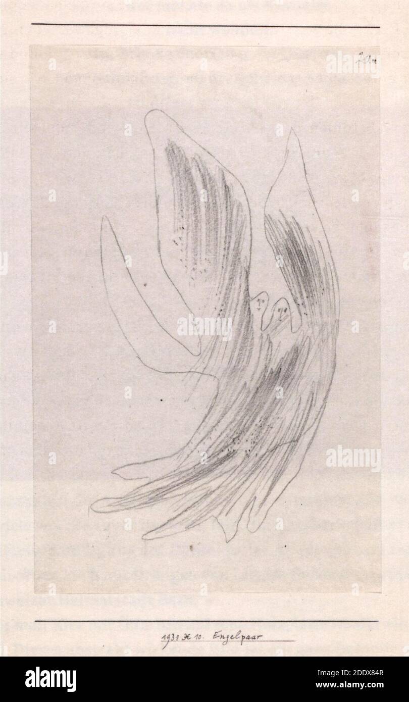 Paul Klee Engelpaar 1931 Stock Photo - Alamy