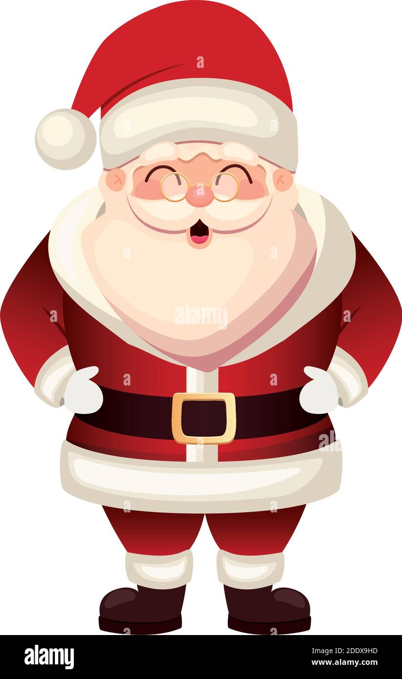 Red santa hat over Stock Vector Images - Alamy