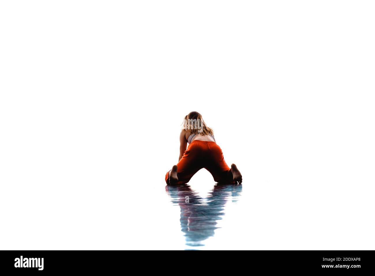 Artistic dance moves performed by an athletic caucasian girl Stock ...