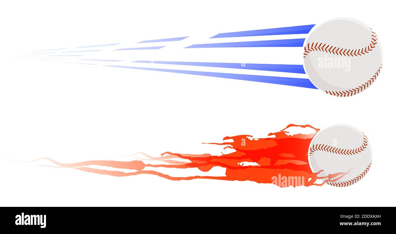Flying Baseball Clipart