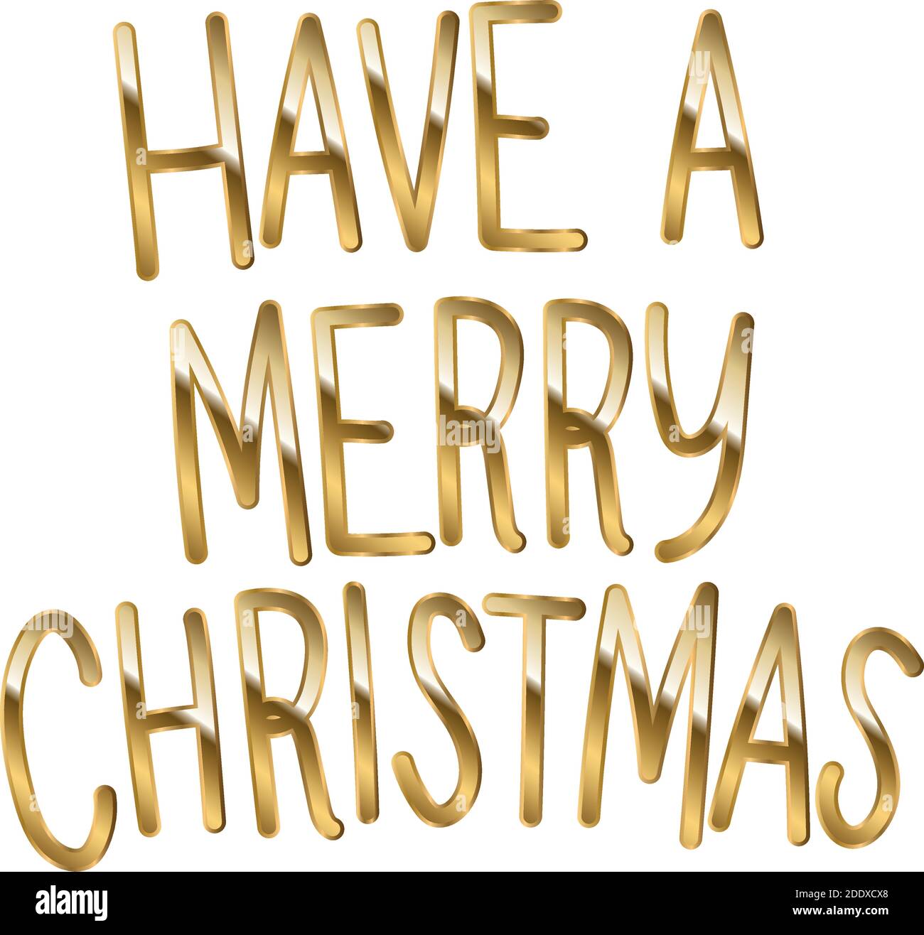 have a merry christmas in gold lettering Stock Vector Image & Art - Alamy