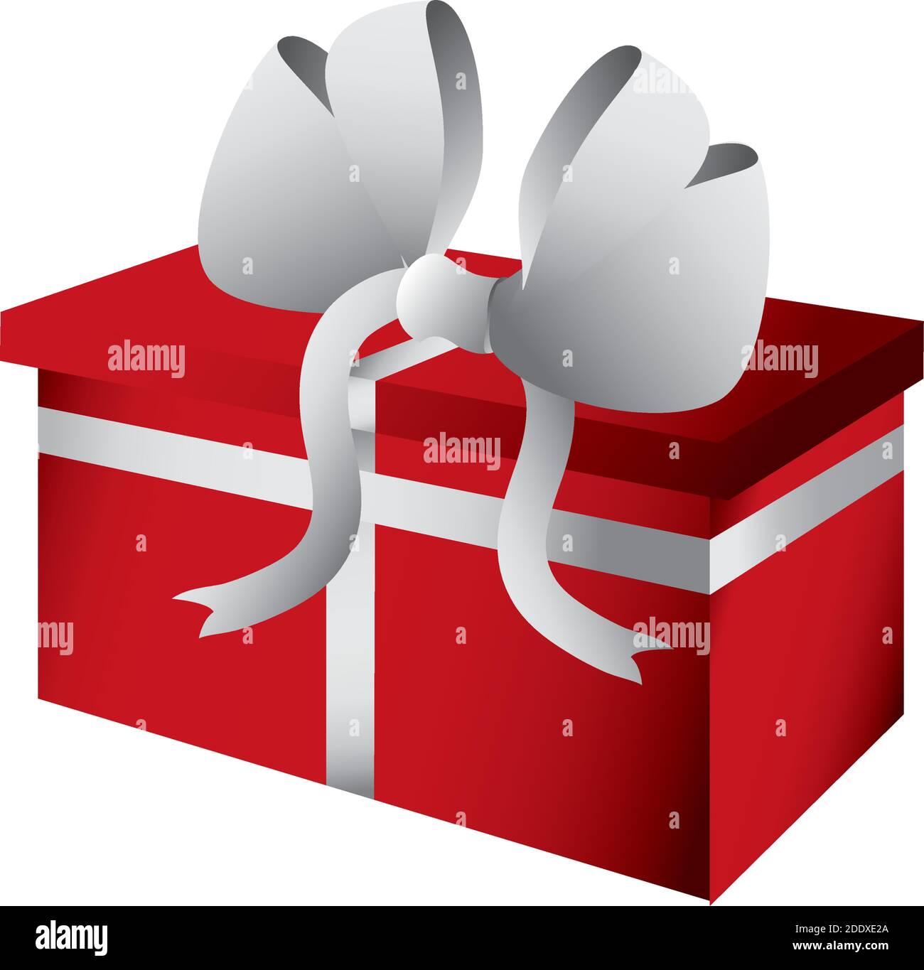 boxing day, wrapped gift box with ribbon christmas seasonal offer ...