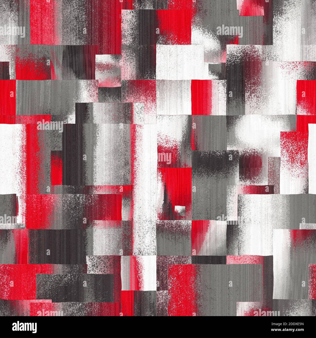 Seamless rectangle geo tile mosaic pattern swatch Stock Photo - Alamy