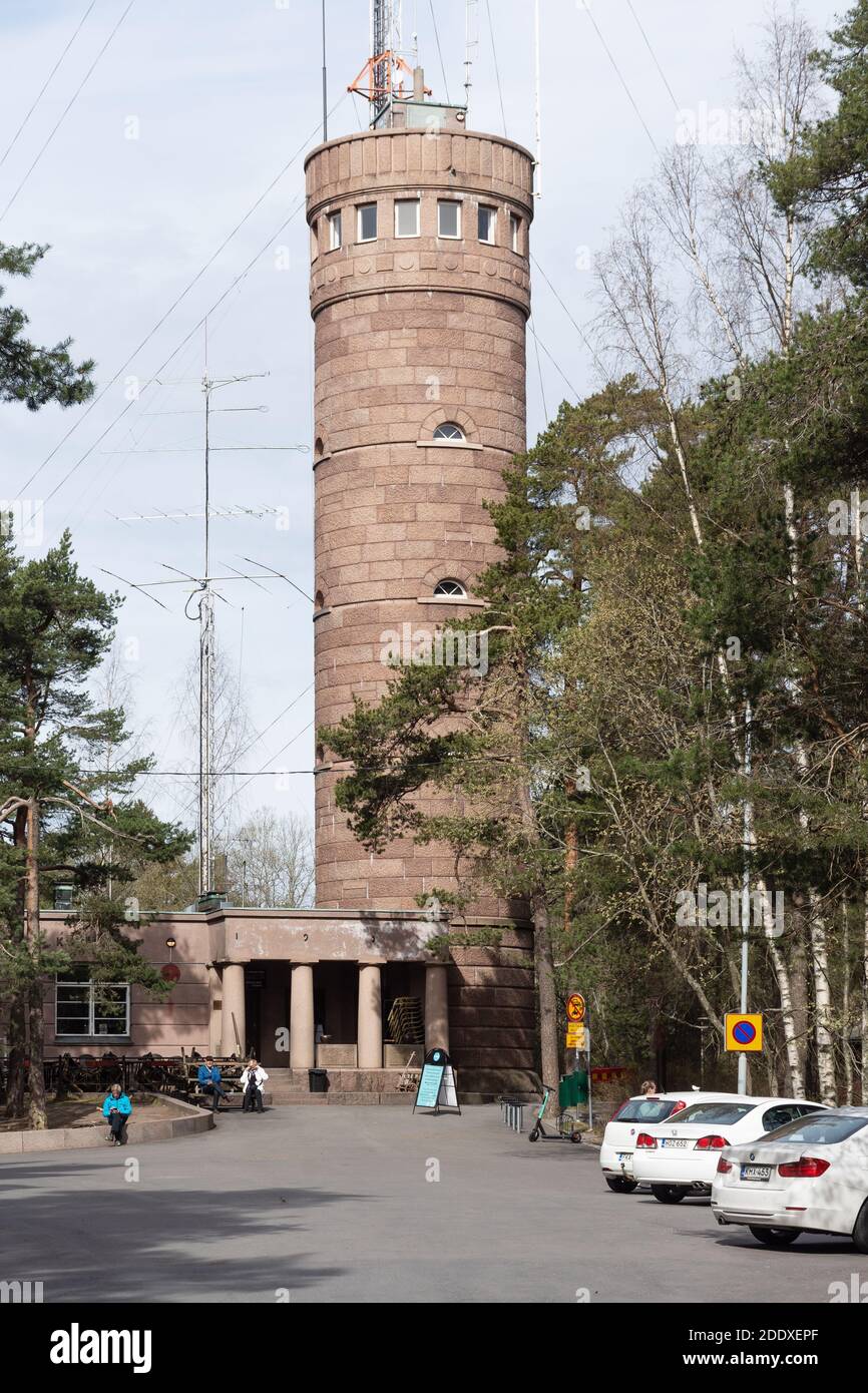 Pyynikki cafeteria and observation tower in Tampere Finland Stock Photo ...