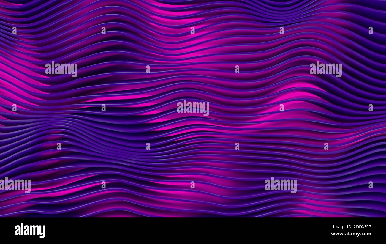 Abstract background of wave bands or lines. Trend colors Stock Photo ...