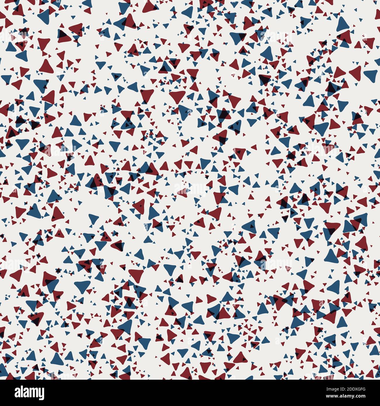 Seamless geo pattern in red blue black white Stock Photo - Alamy