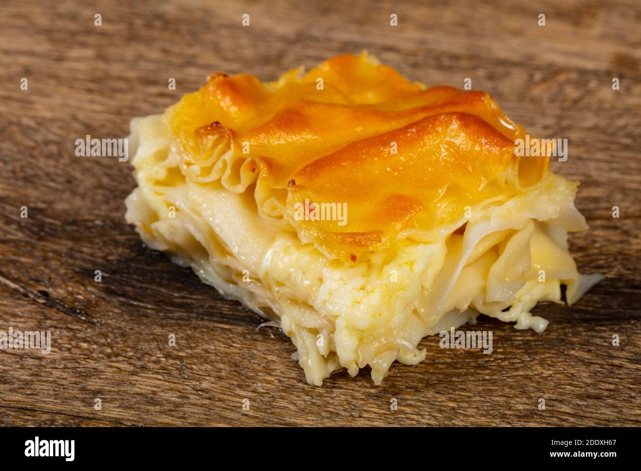 Georgian traditional Achma pie with cheese Stock Photo - Alamy