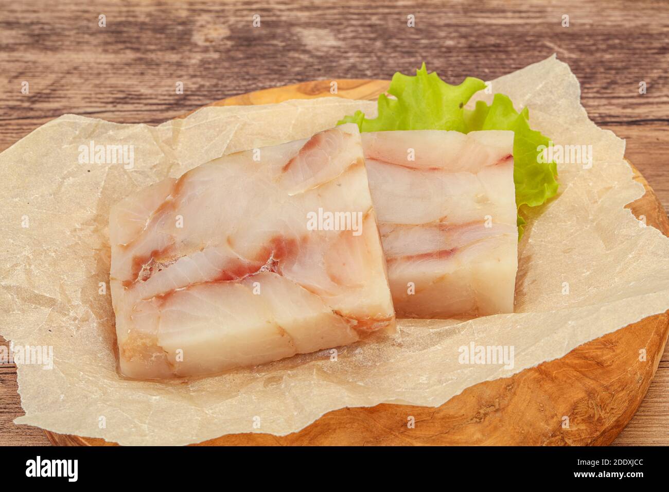 Raw dietary pollock fish fillet for cooking Stock Photo - Alamy