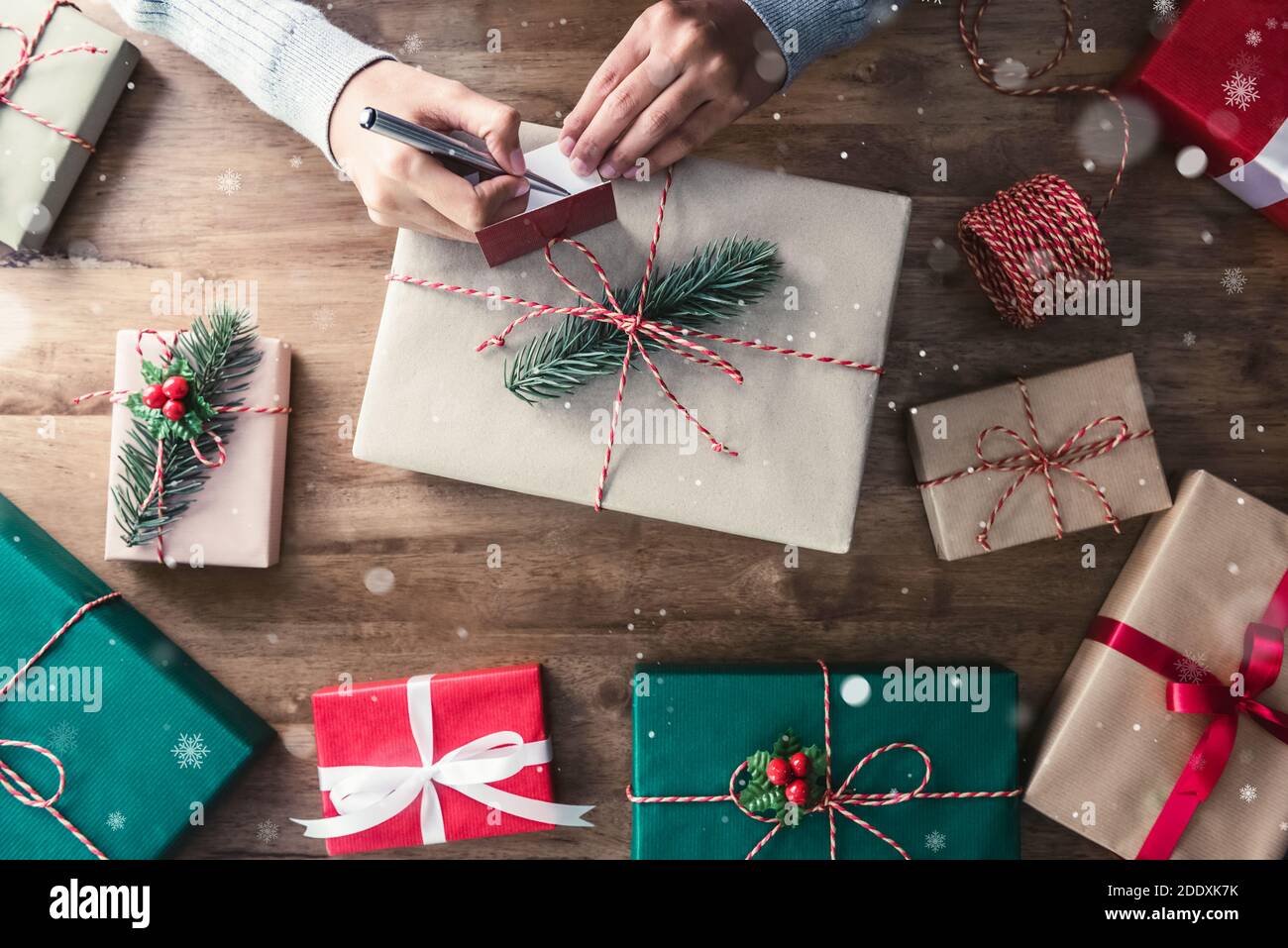 Christmas card letter box hi-res stock photography and images - Alamy