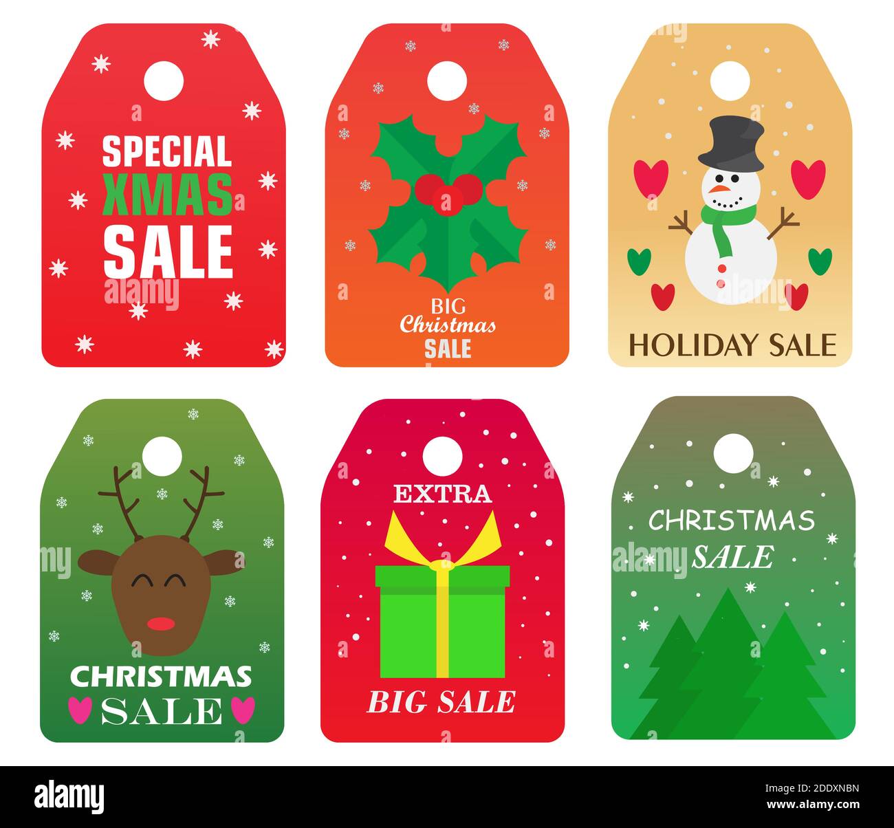 Christmas sale vector design Stock Vector Images - Alamy