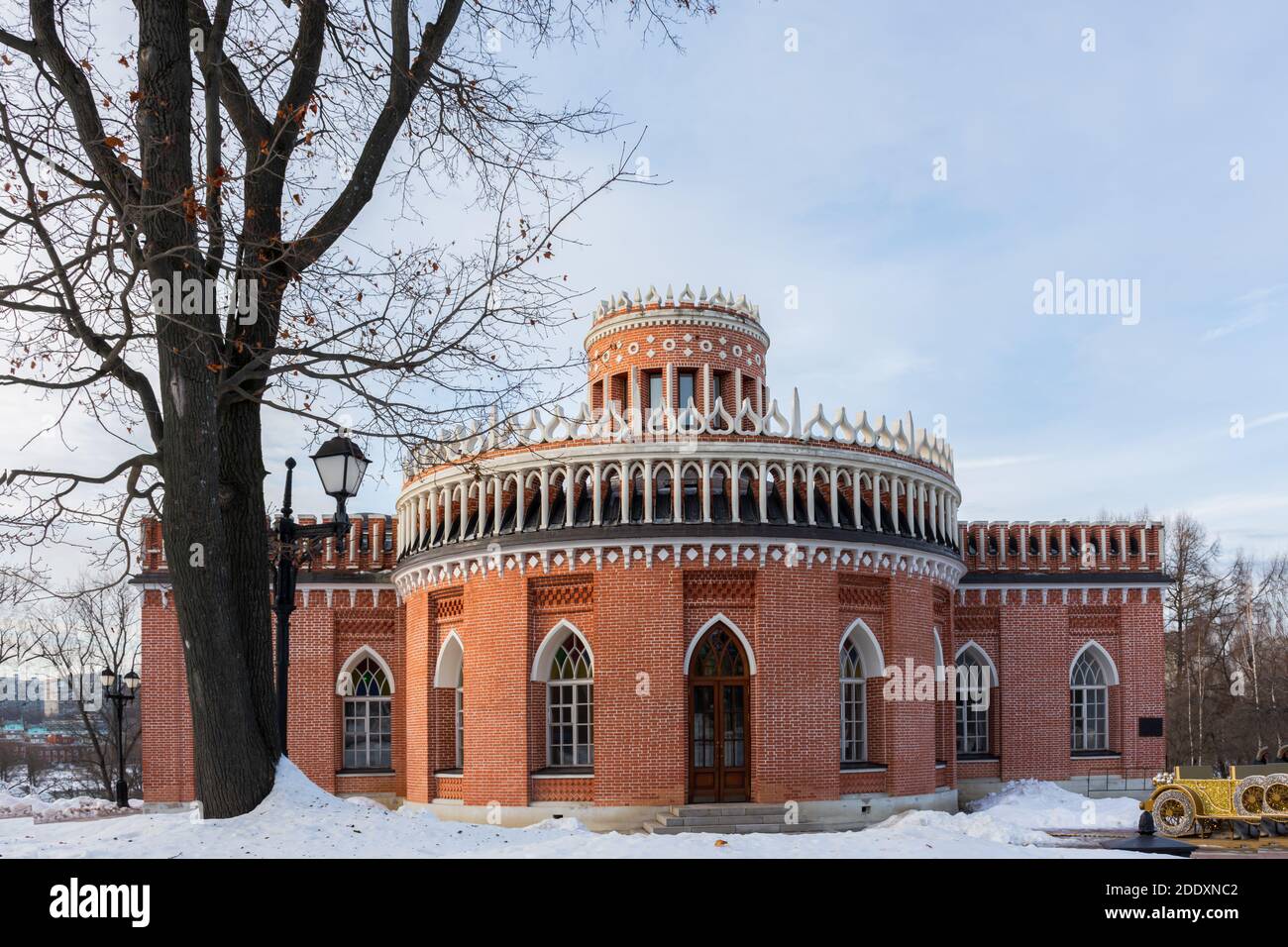 Second Cavalry corps in Tsaritsyno Moscow February 08, 2019. Tsaritsyno ...