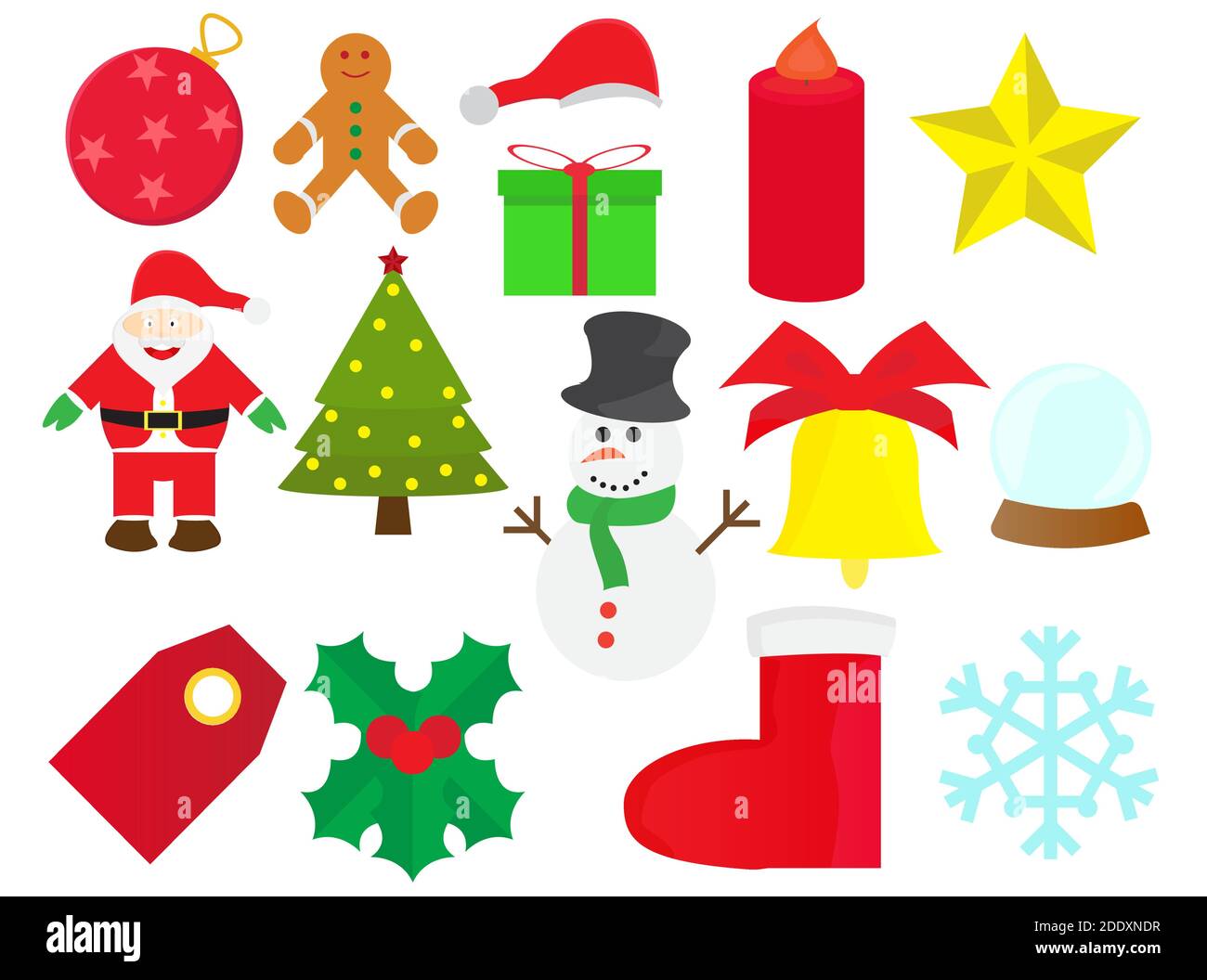 December christmas Stock Vector Images - Alamy