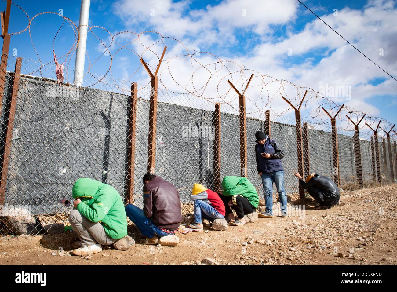 Zaatari refugee camp hi-res stock photography and images - Alamy