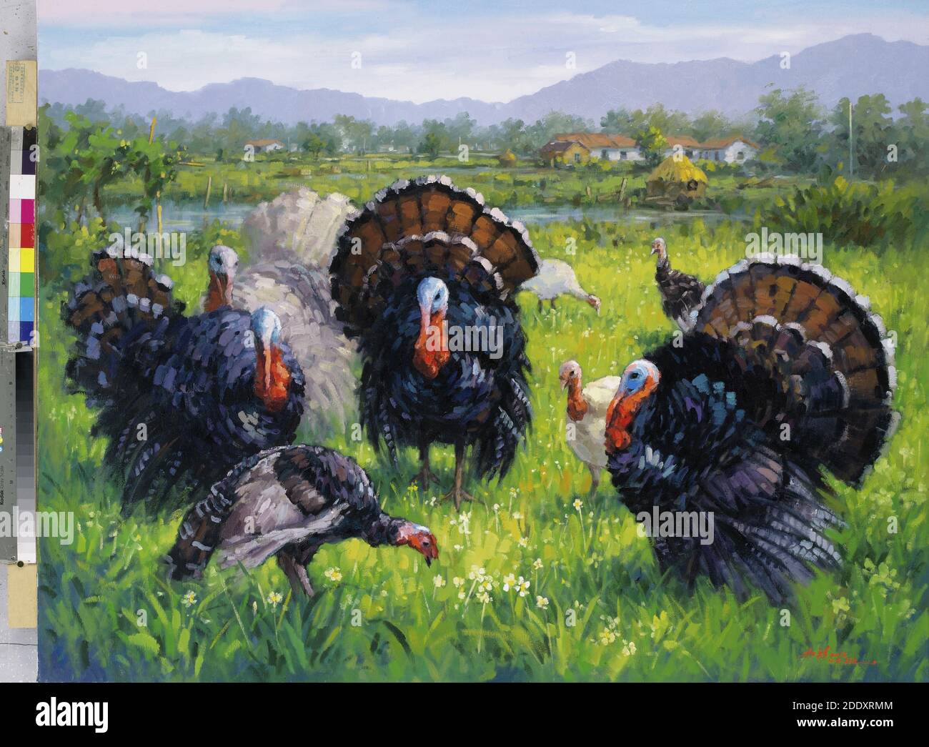 Cockerel painting hi-res stock photography and images - Alamy