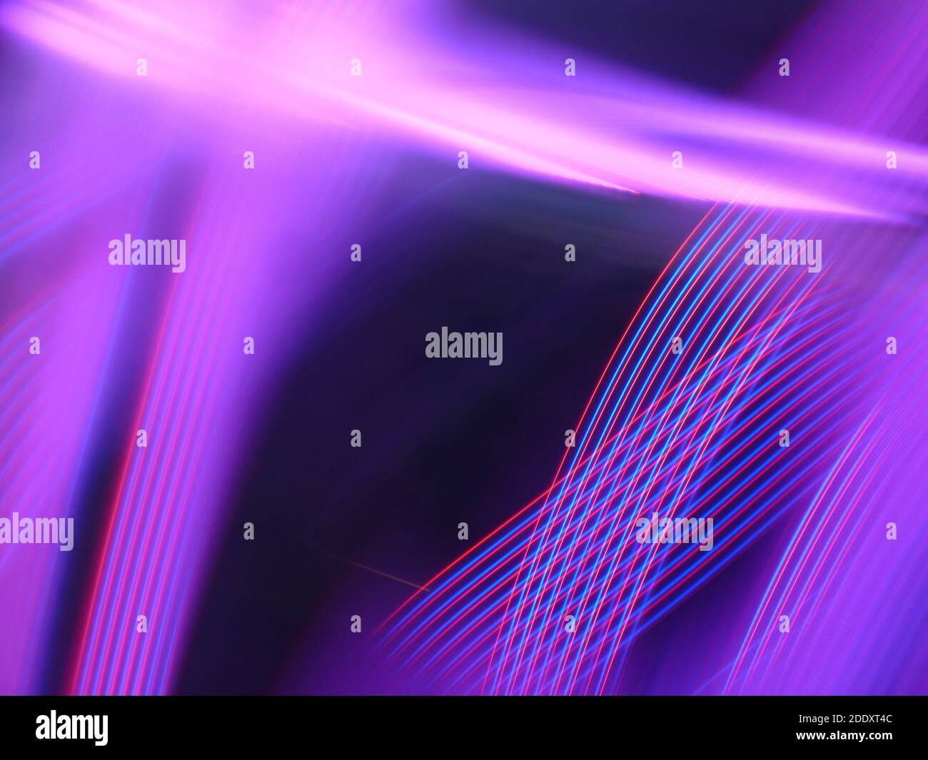 An illustration of purple progressive rhythmic light threads with high ...