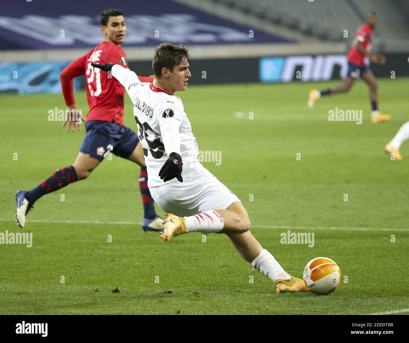 Lorenzo Colombo of AC Milan during the UEFA Europa League, Group H ...