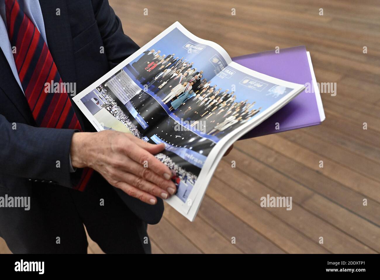 Member of the national council of Iranian resistance, Behzad Naziri ...