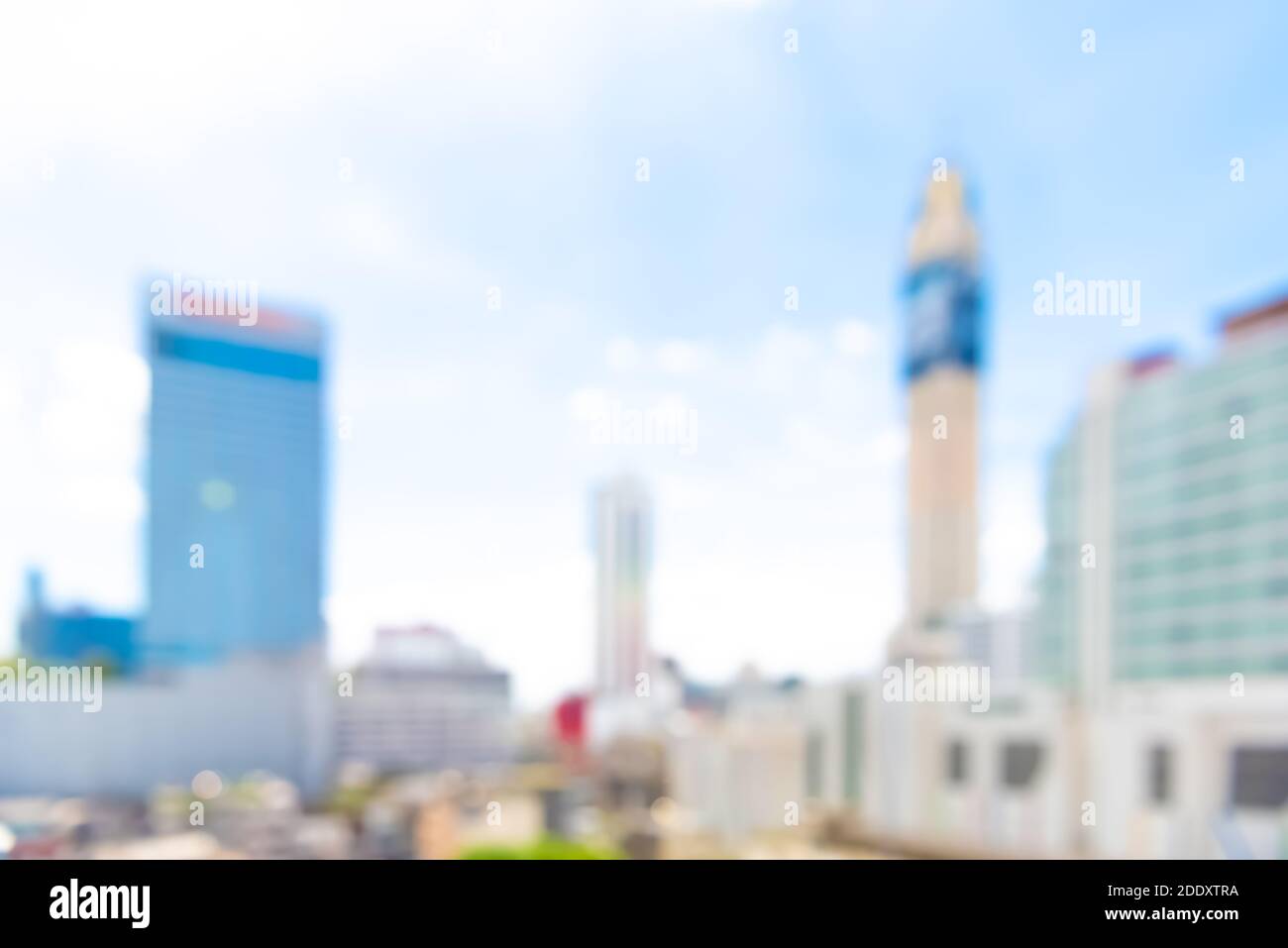 Blur buildings in the city with summer sunlight for background Stock ...