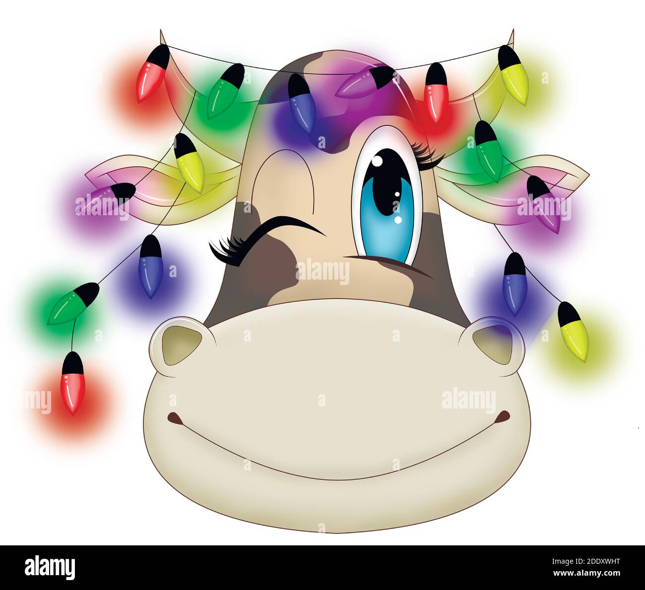 Horns smile Cut Out Stock Images & Pictures - Alamy