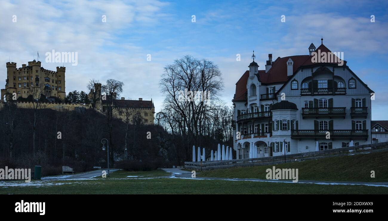 Castle new swan stone hi-res stock photography and images - Alamy