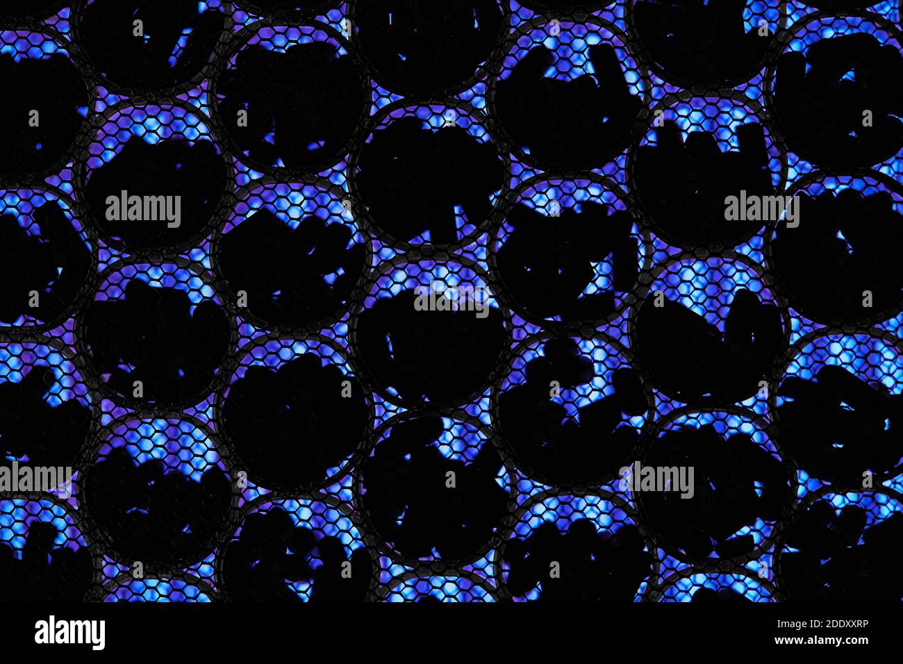 Multi-stage air filter with UV radiation and activated carbon granules ...