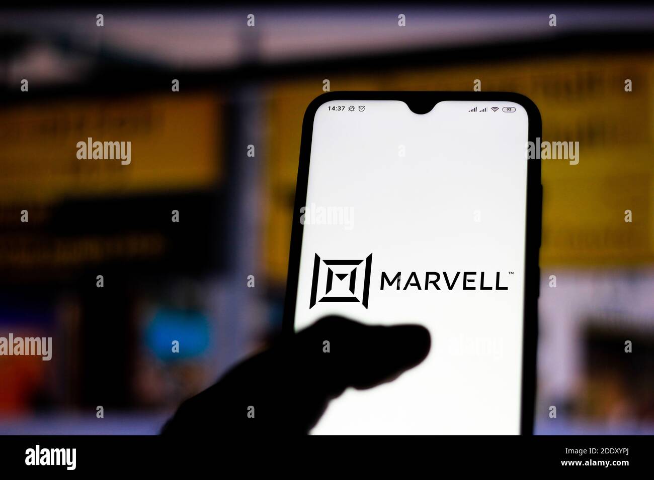 Brazil. 11th Jan, 2020. In this photo illustration the Marvell ...