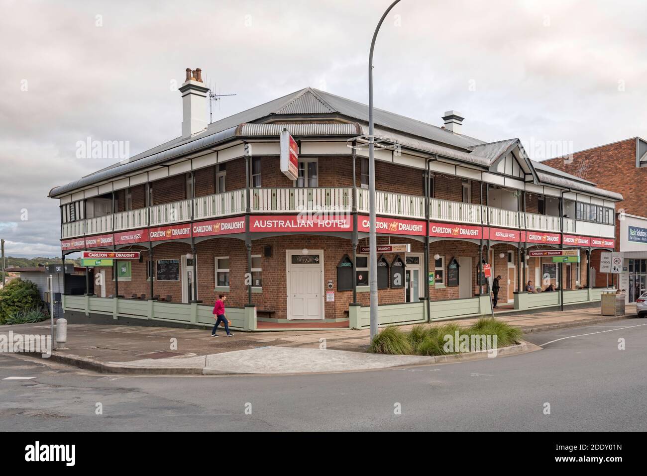 The 1889 Federation Filigree style Australian Hotel at the historic ...