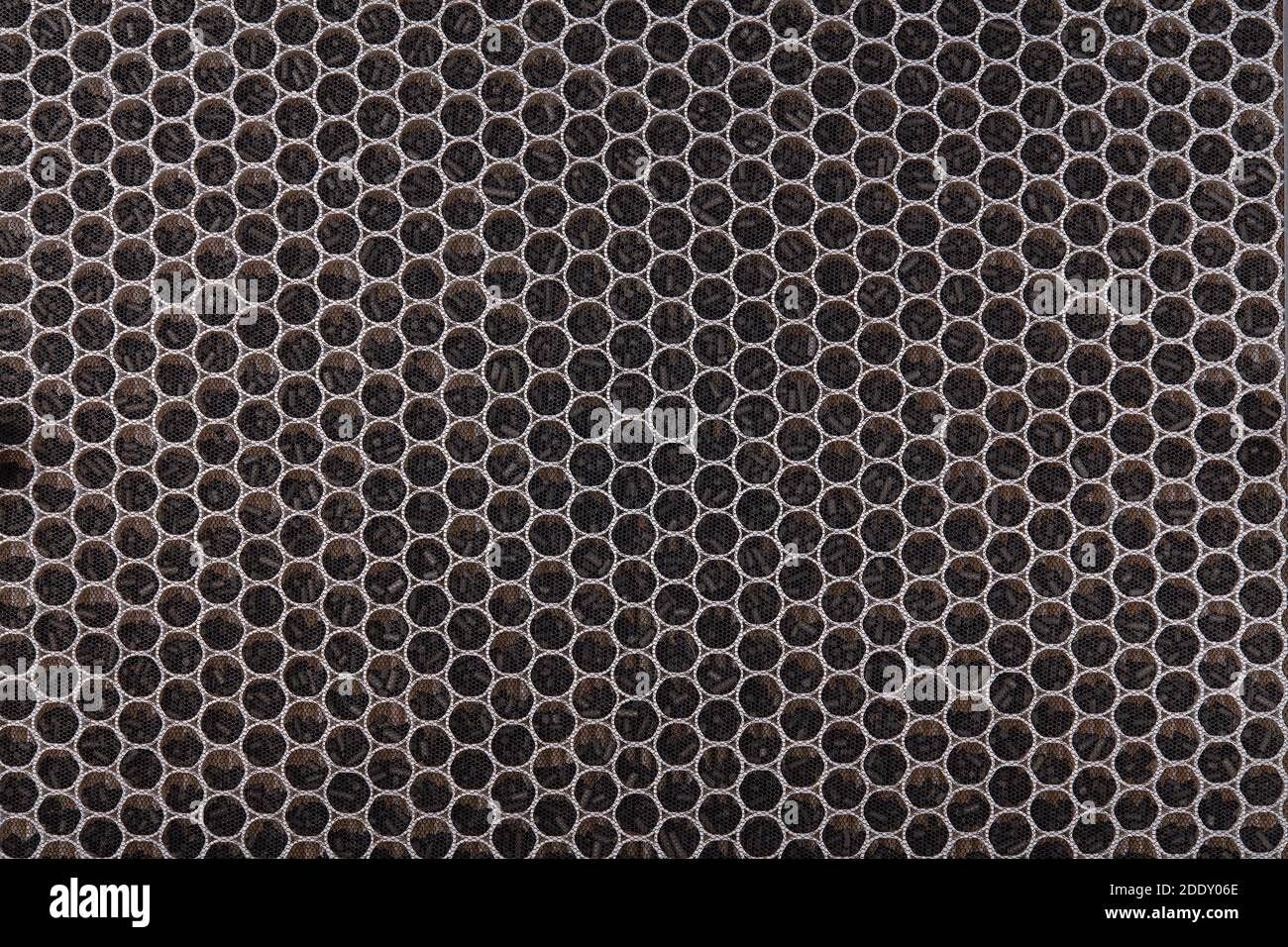 Multi-stage air filter with UV radiation and activated carbon granules ...
